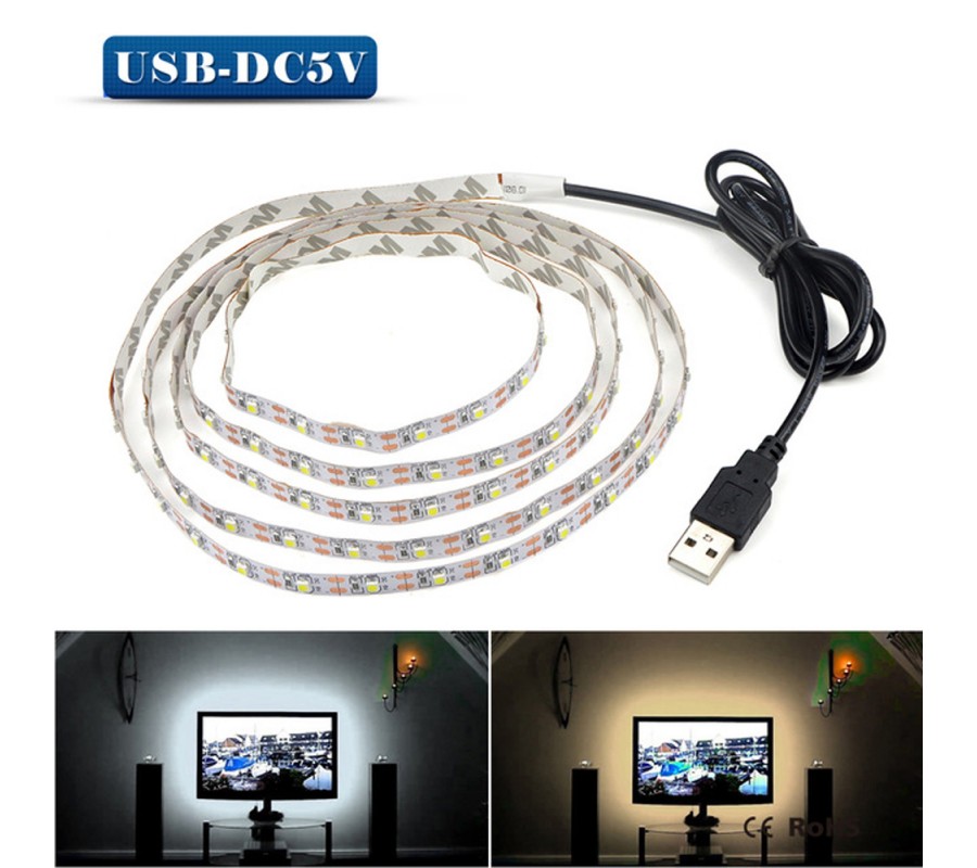 Flexible USB LED Strip lamp 2835SMD DC5V