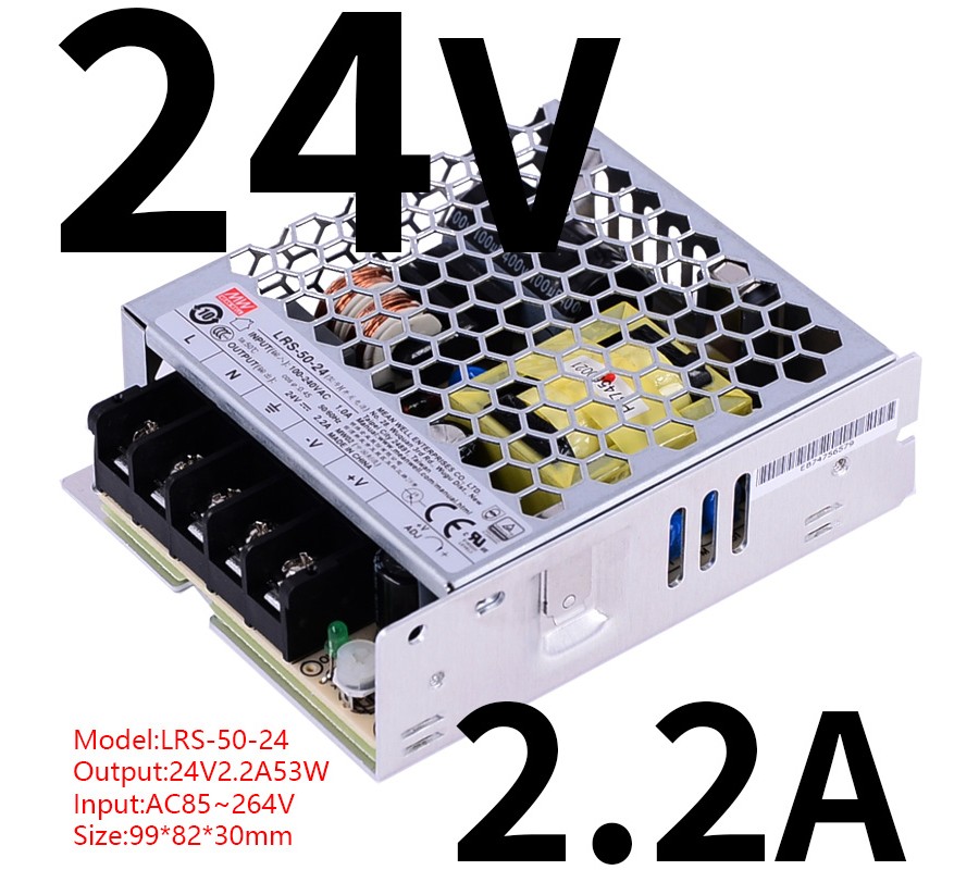 LED power supply,MEANWELL, LRS-50-24